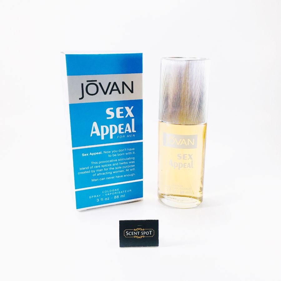Sex Appeal By Jovan New In Box 90ml Eau De Cologne Spray Men